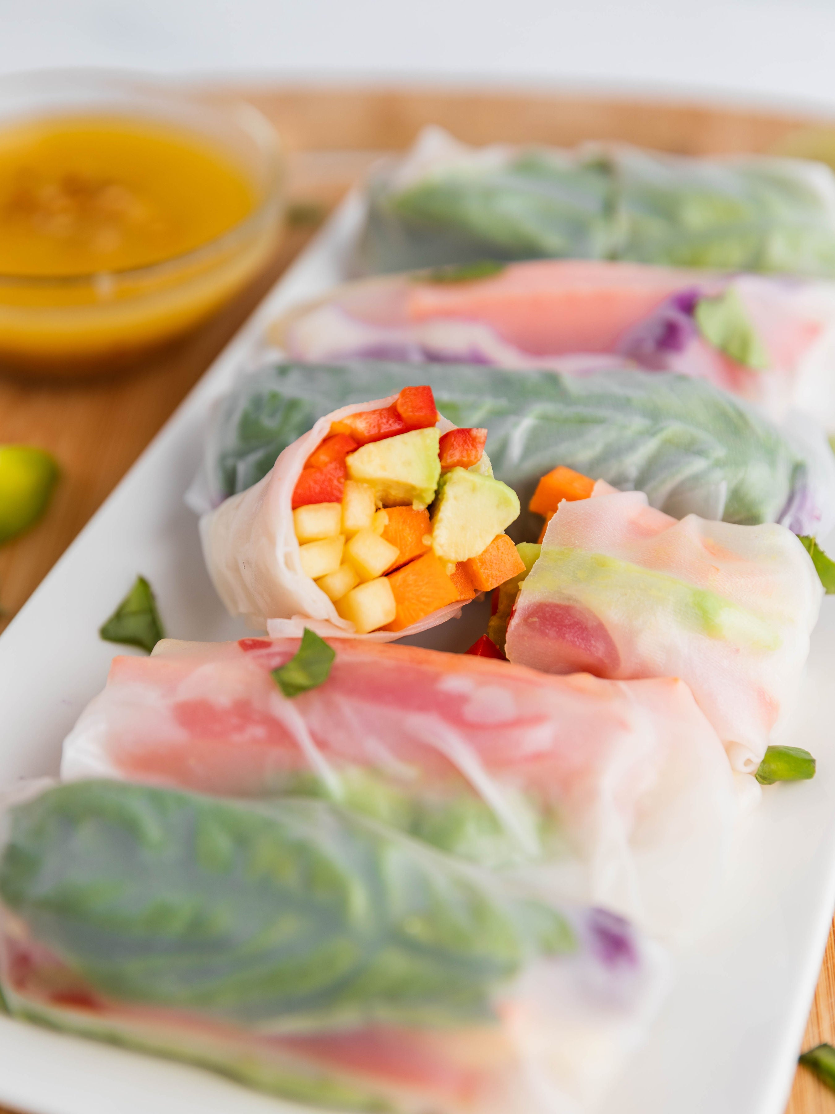 Fresh Spring Rolls – Gracefully Fed